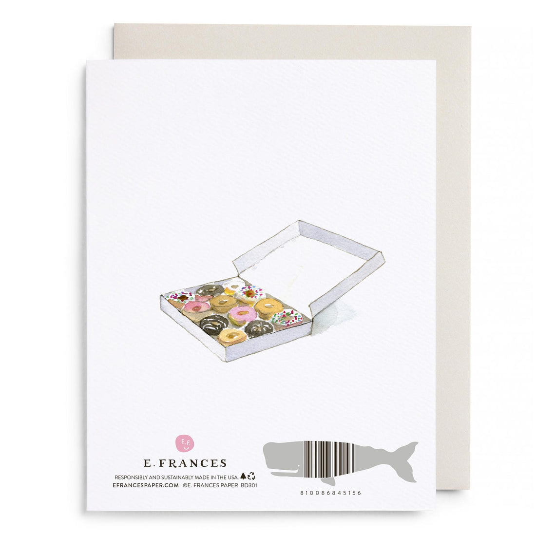 Healthy Donut Greeting Card – E. Frances Paper