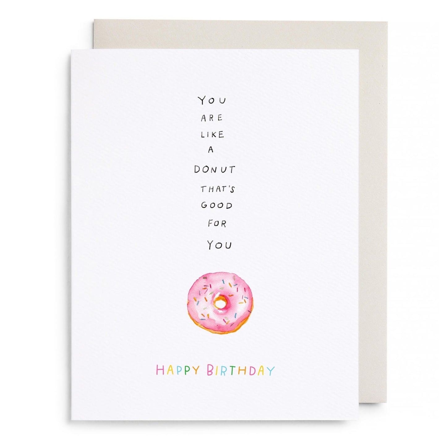 Healthy Donut Greeting Card – E. Frances Paper