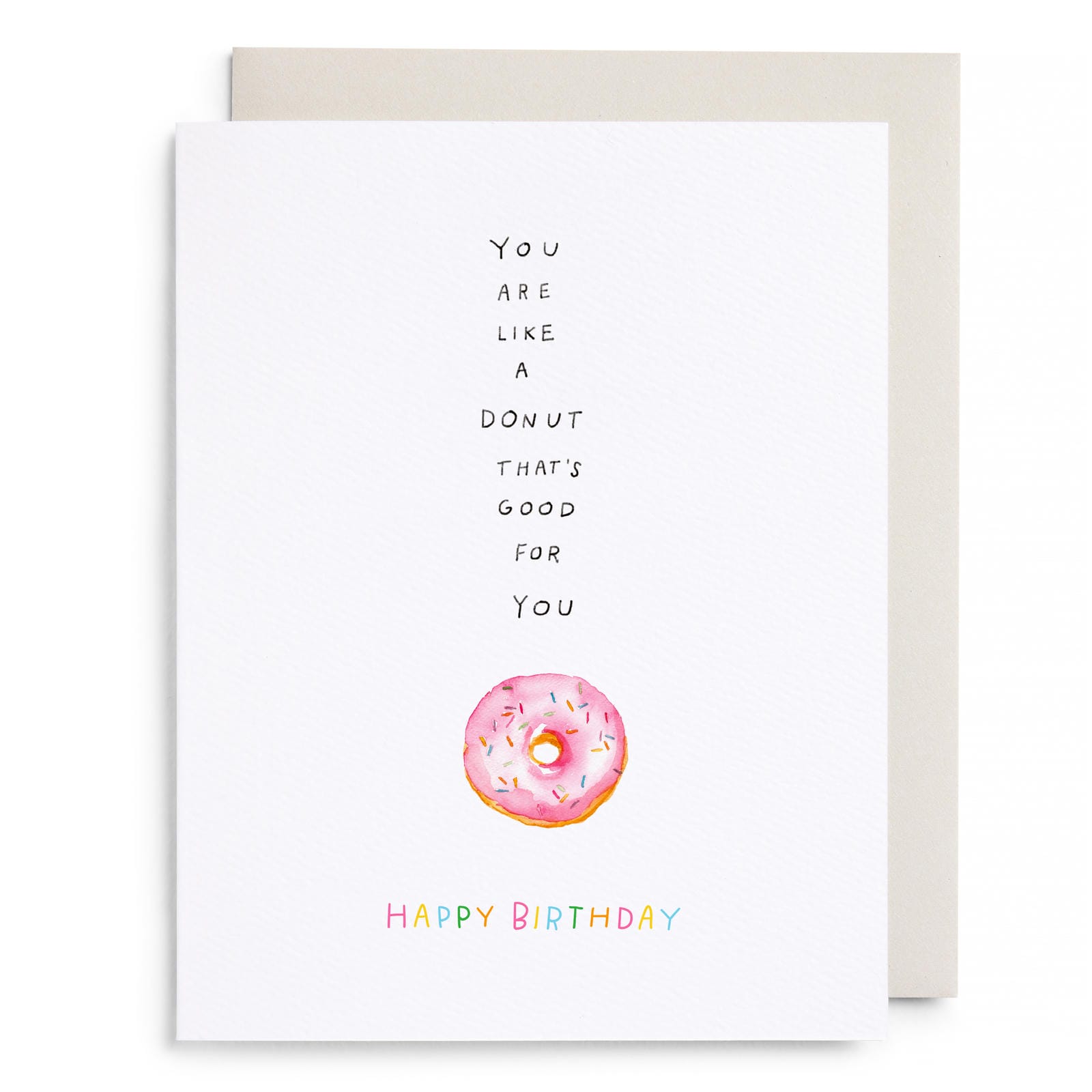 Healthy Donut Greeting Card – E. Frances Paper