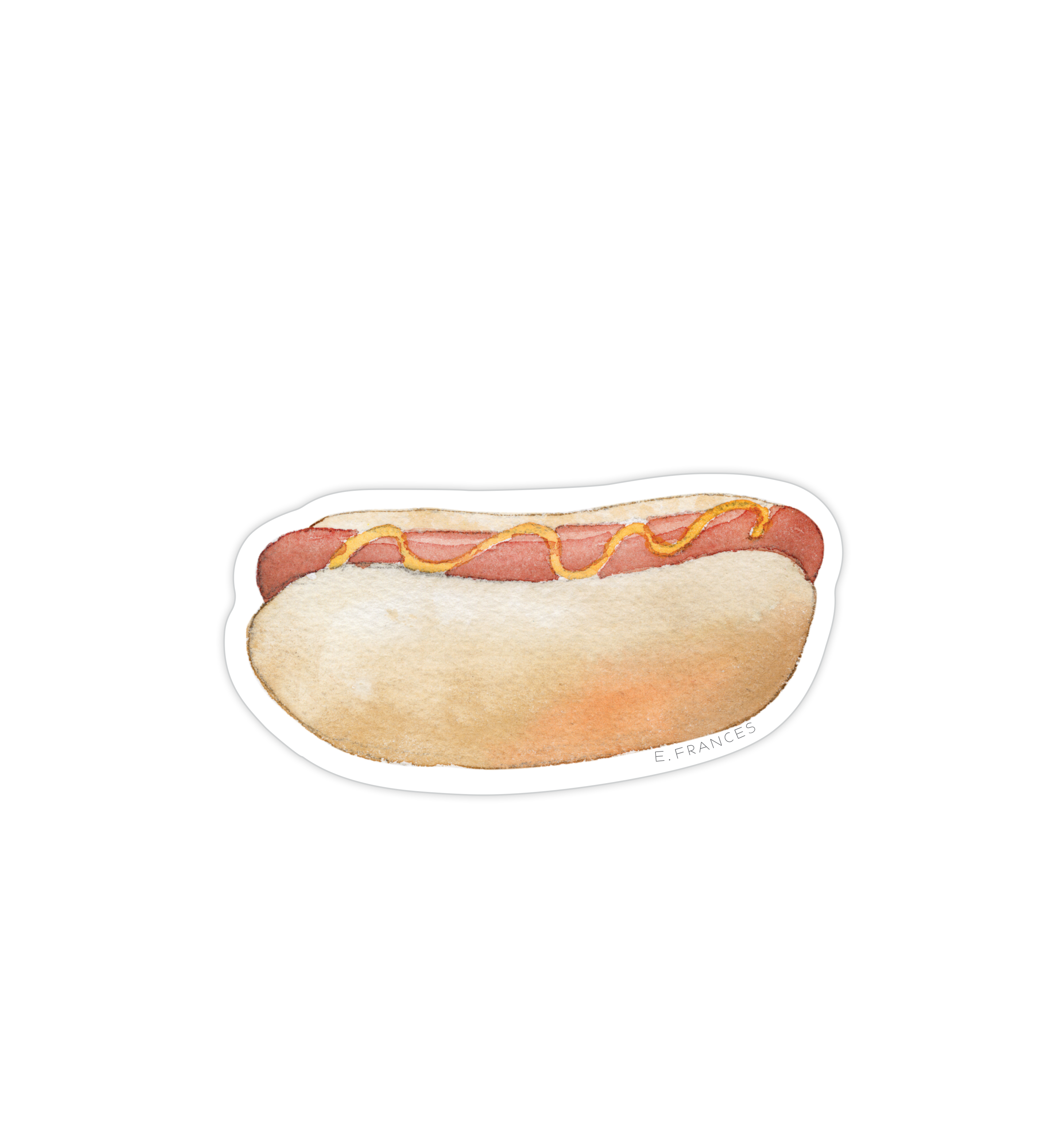 Hot Dog Sticker – E. Frances Paper
