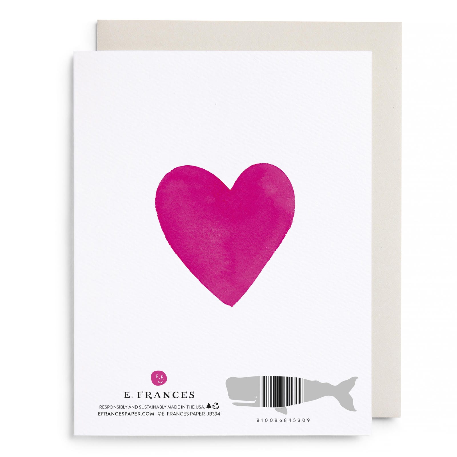 XO Greeting Card – E. Frances Paper