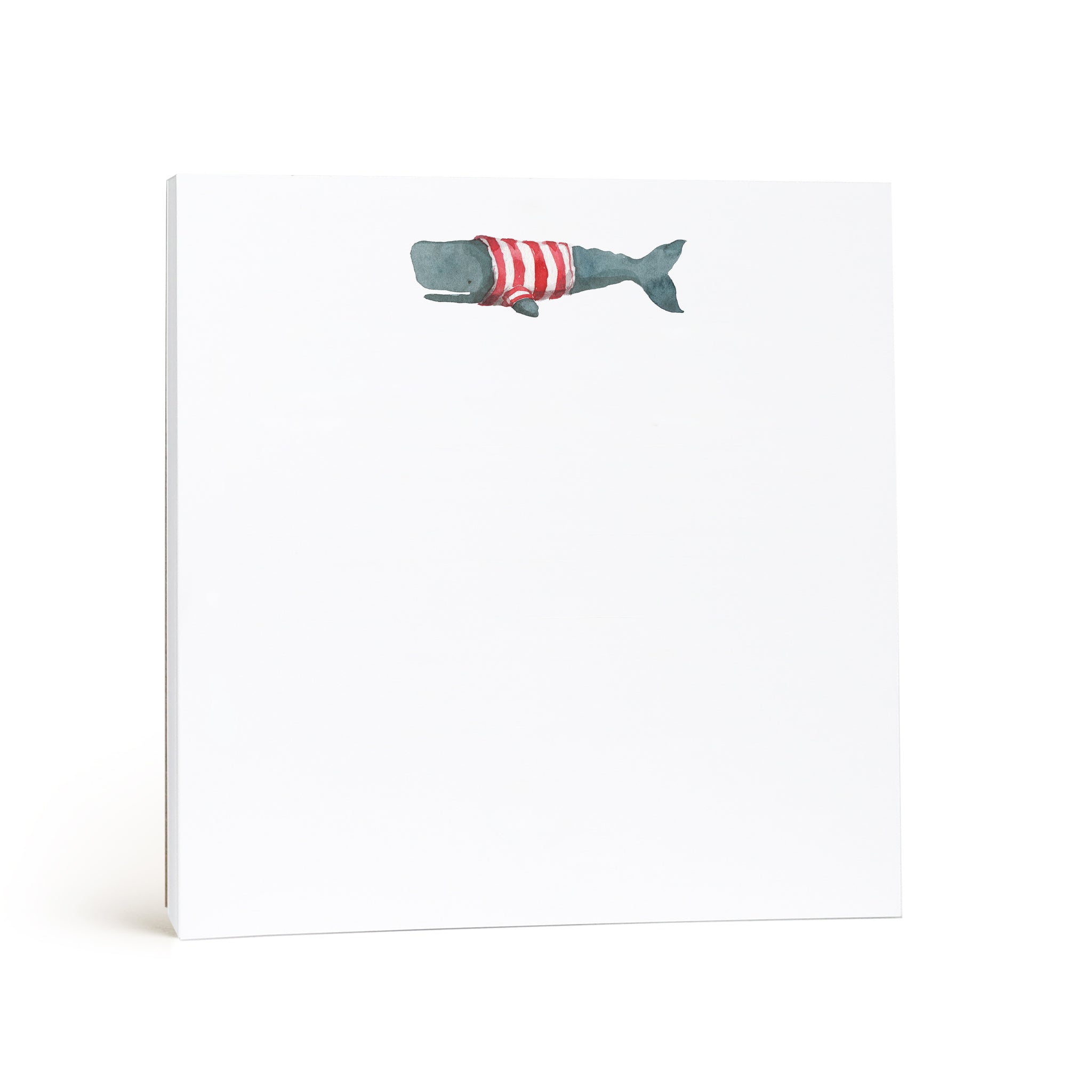 Stripey Whale Notepad – E. Frances Paper