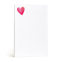 Heart Lined Notepad – E. Frances Paper