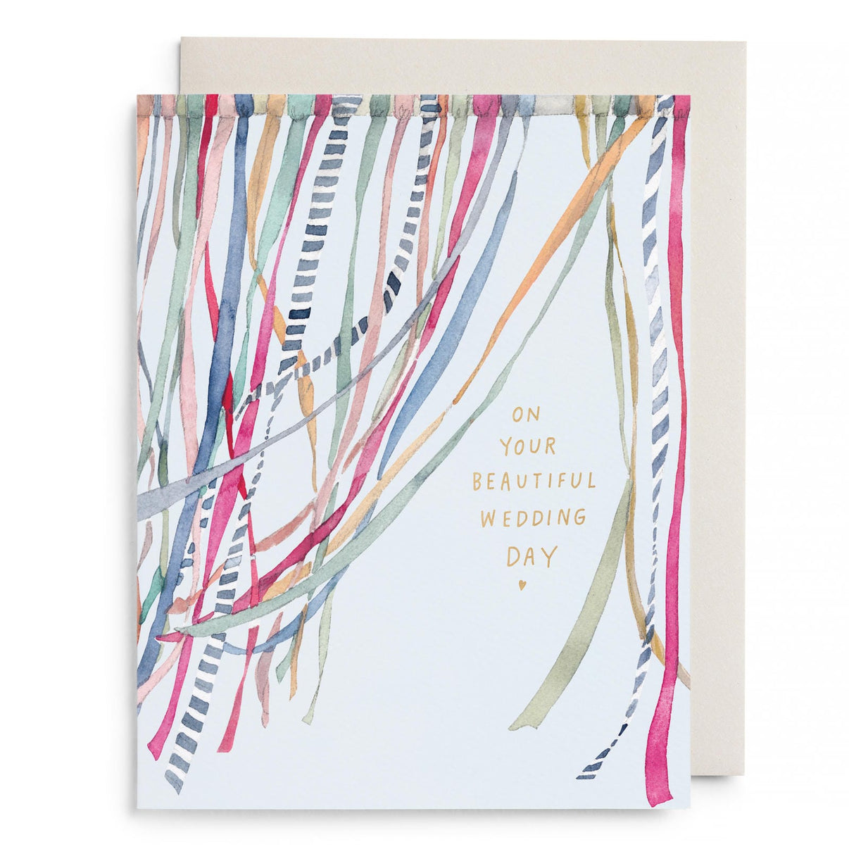 Wedding Ribbons Greeting Card – E. Frances Paper
